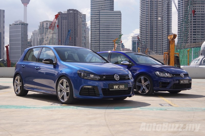 New vs Old: 2014 Volkswagen Golf R Mk7 vs 2012 VW Golf R Mk6 compared ...