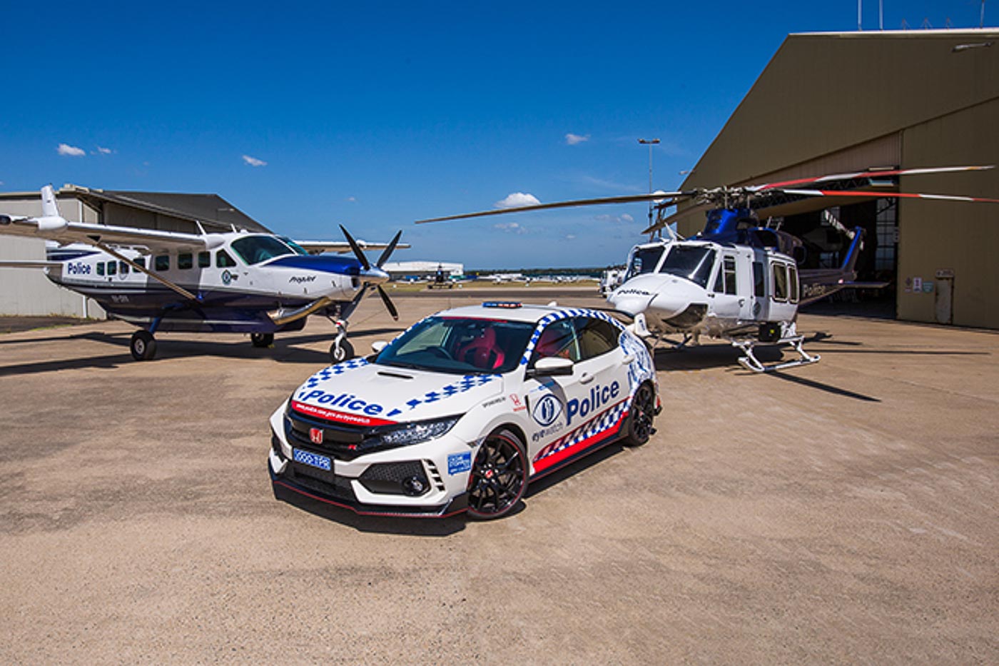 The Australian police force has adopted a new Honda Civic Type R ...