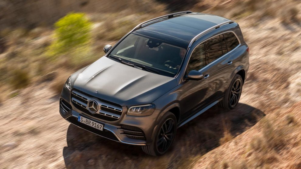 Third-row seats of the new Mercedes-Benz GLS can fit a 194 cm tall ...