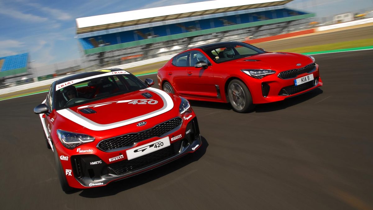 Kia made a stripped out, track version of the Kia Stinger with over 420 ...