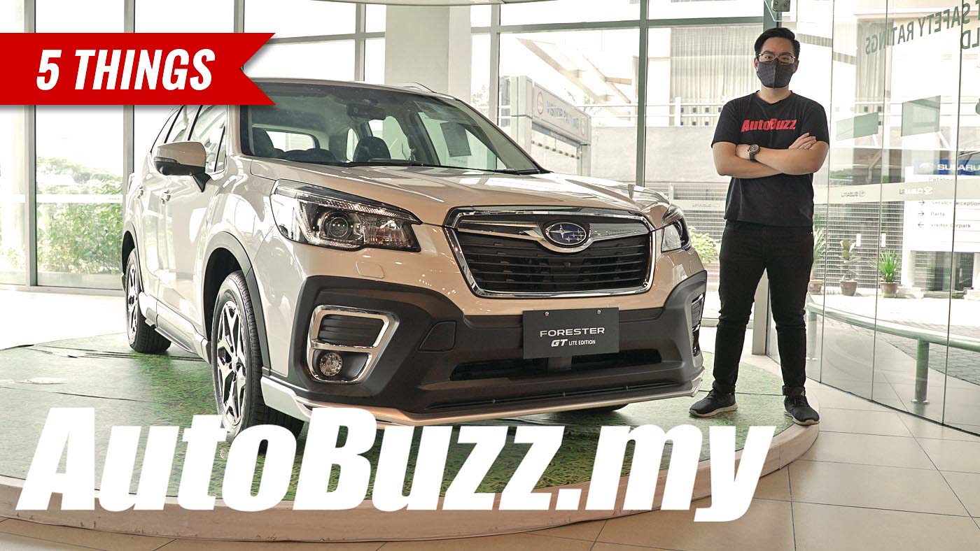 Video: Subaru Forester GT Lite Edition - 5 Things - AutoBuzz.my