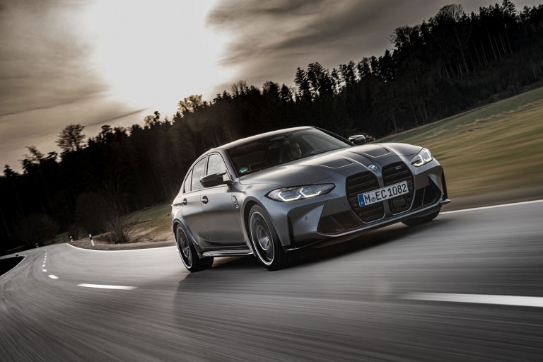 Like the M5, the BMW M3 and M4 now gets all-wheel drive in Competition ...