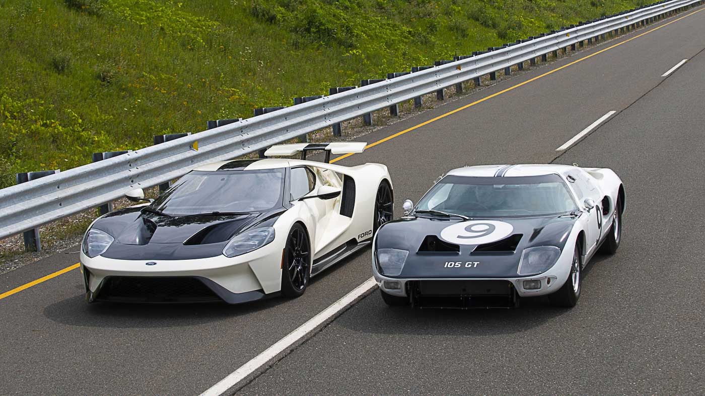 The 2022 Ford GT Heritage Edition celebrates the first-ever Ford GT ...