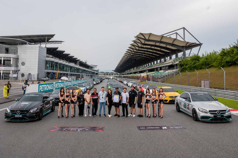 448 AMG cars gathered at Sepang International Circuit for Mercedes-AMG ...