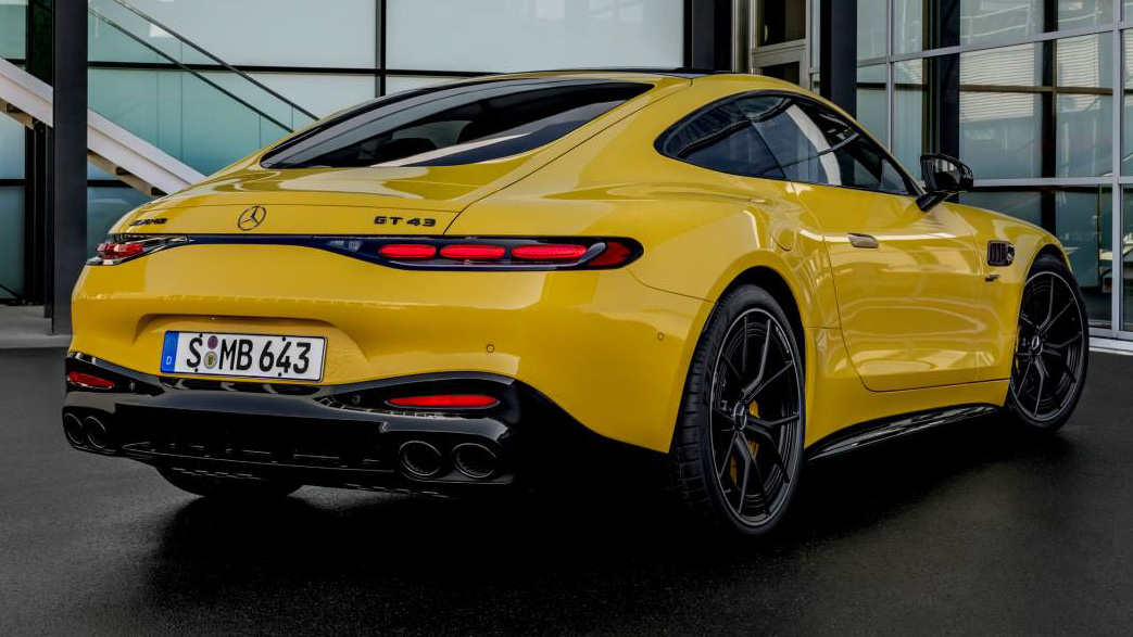 Mercedes-AMG GT43 Coupé debuts - 2.0L turbo 4-cylinder, RWD, 421hp, 0 ...